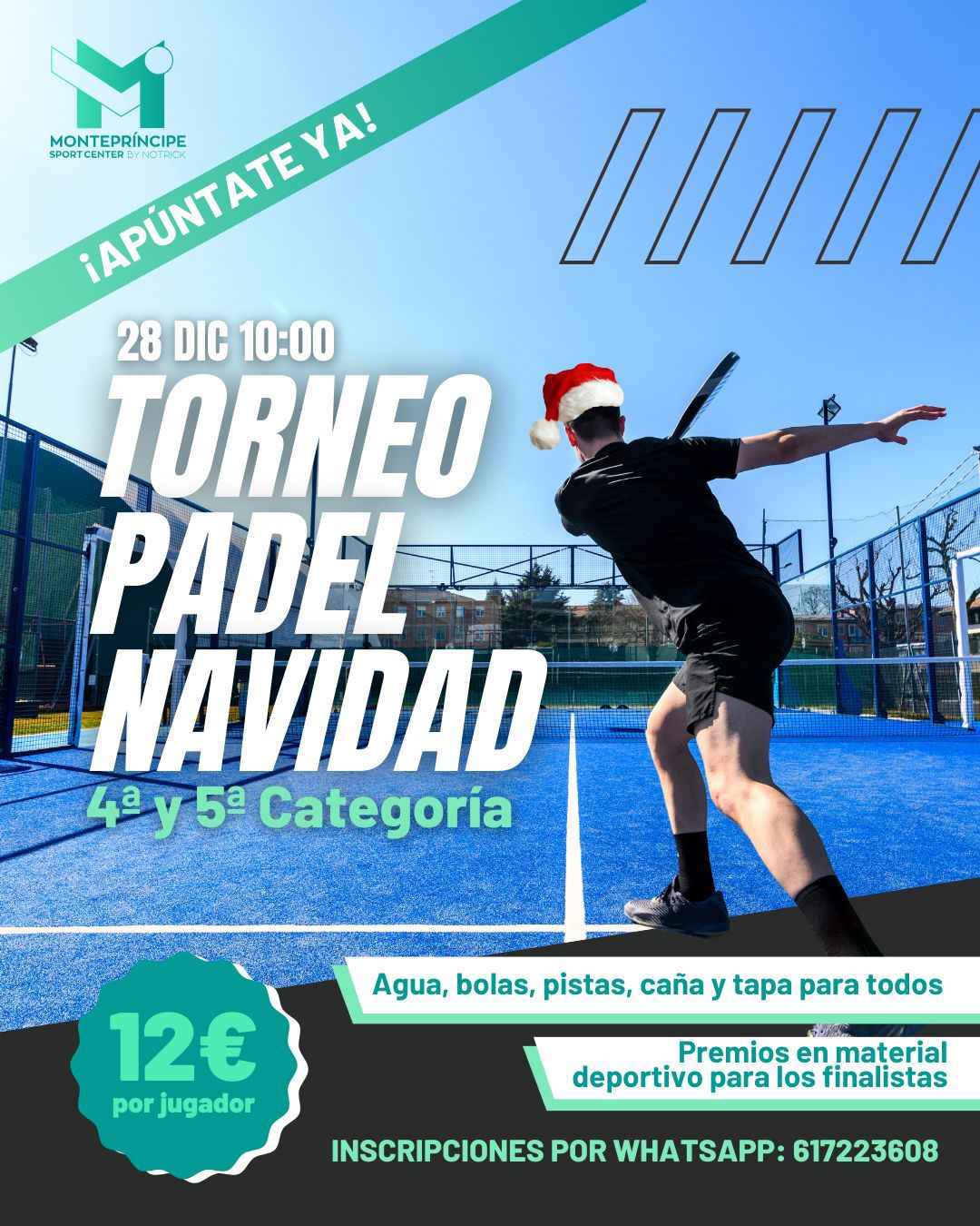 ¡Disfruta de la Navidad y el padel en Montepríncipe el 28 de diciembre ...